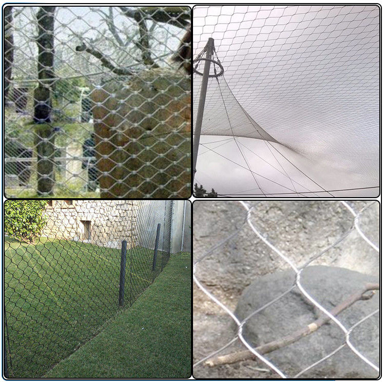 304 / 316 Stainless Steel Aviary Mesh , Stainless Steel Bird Netting