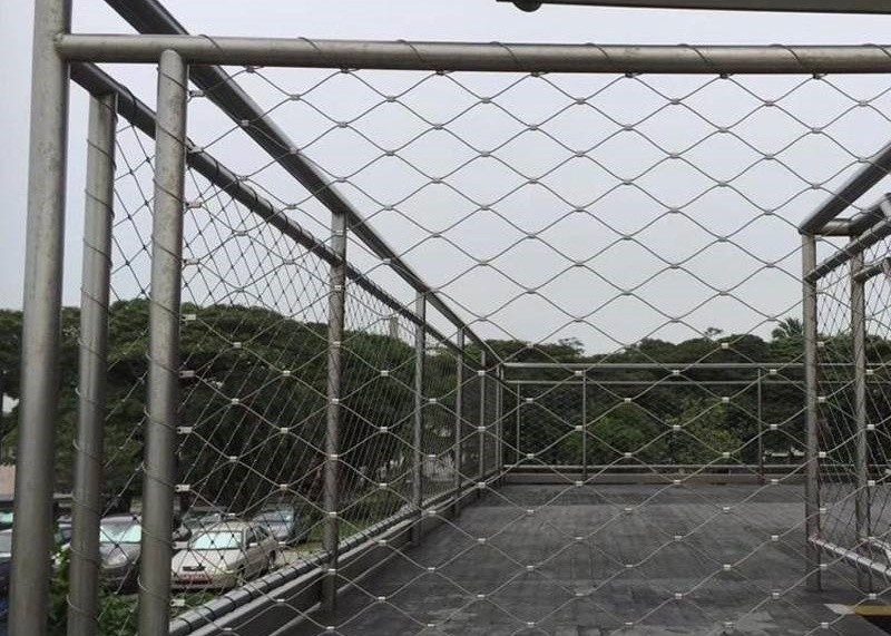 Aviary Wire Mesh 50mm*50mm Wire Rope Mesh Stainless Steel Cable Mesh