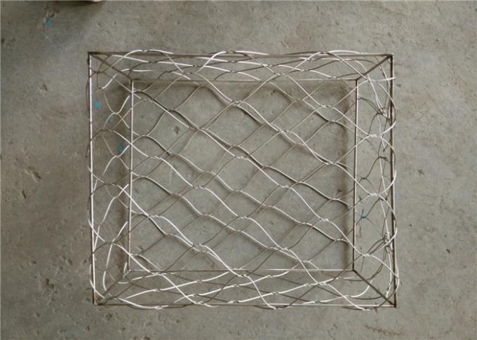 Hand Made Stainless Steel Mesh Bag , Flexible Wire Mesh Security Bags